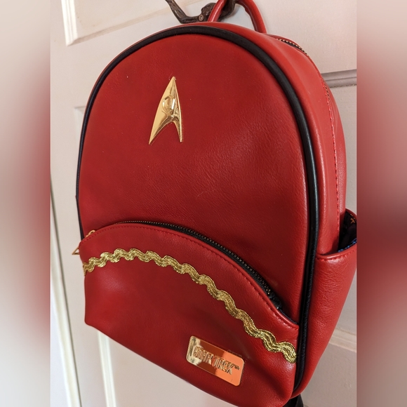 Star Trek | Bags | Star Trek Strange New Worlds Red Mini Backpack Purse ...